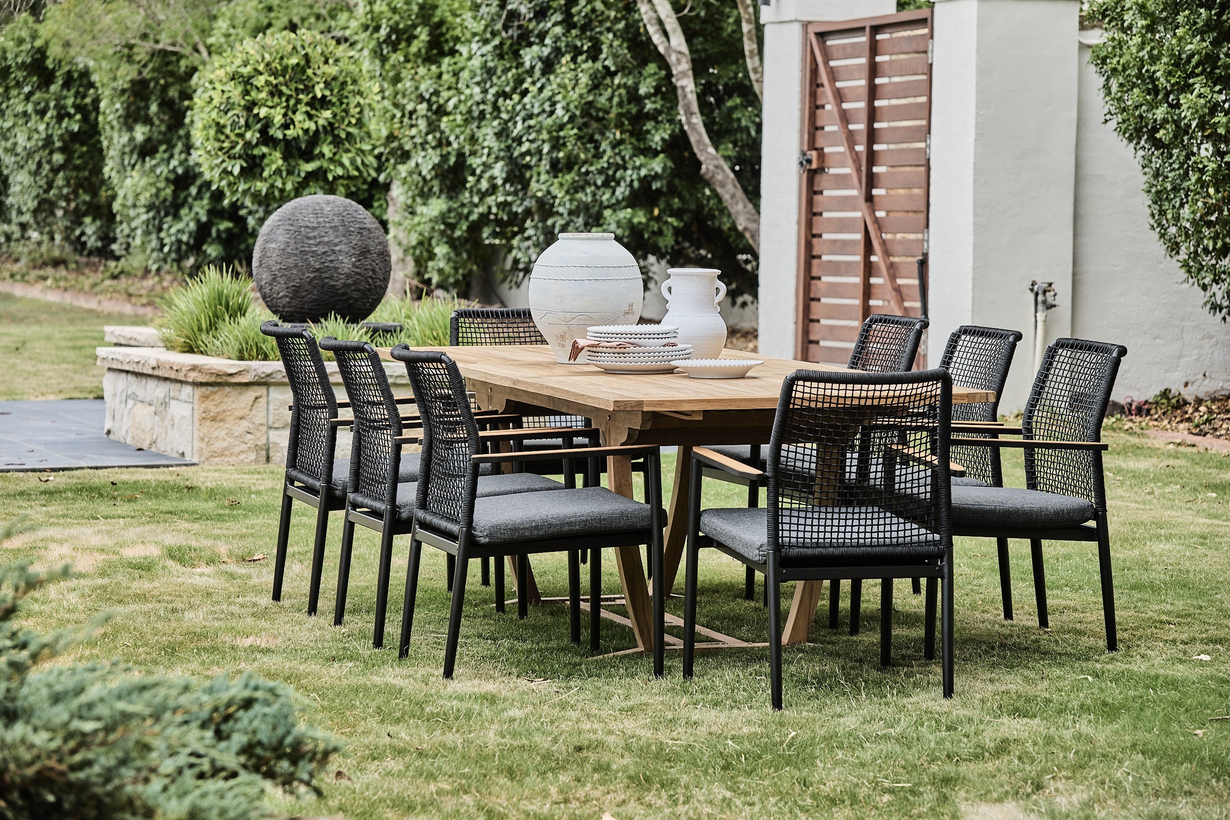 Rope Outdoor Dining Sets | Woodbury Furniture