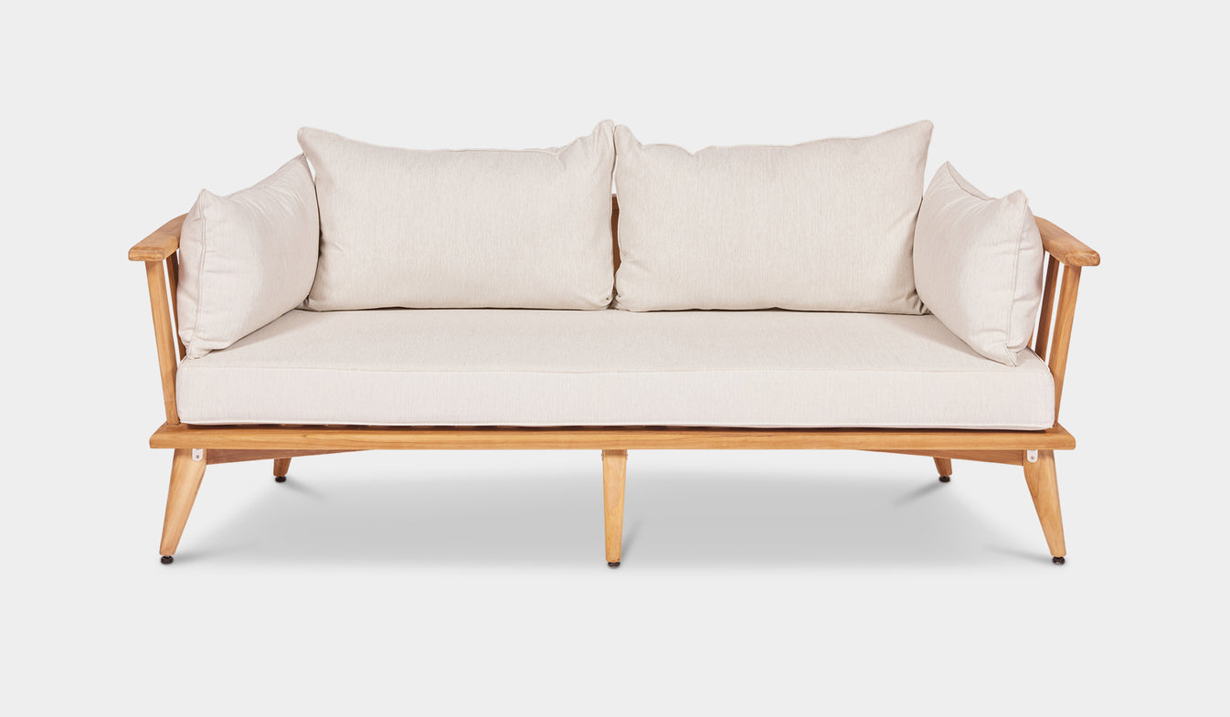 Mauritius Teak 2.5 Seater Sofa – Woodbury Furniture
