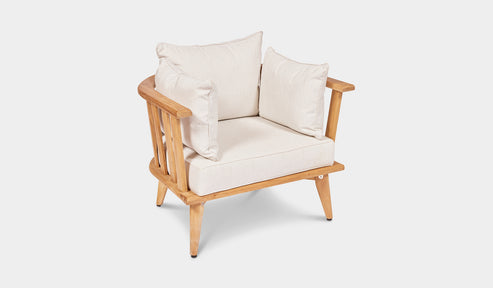 Mauritius Teak 1 Seat Sofa – Woodbury Furniture