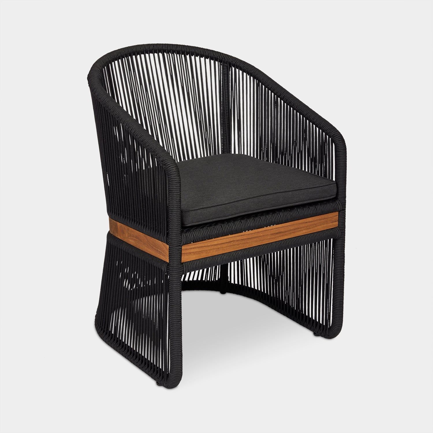 Oreo Outdoor Dining Chair Black – Woodbury Furniture