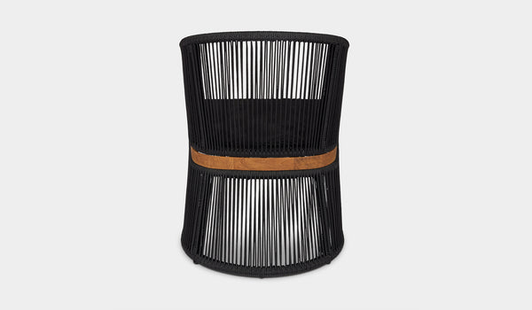 Oreo Outdoor Dining Chair Black – Woodbury Furniture