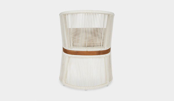 Oreo Outdoor Dining Chair White – Woodbury Furniture