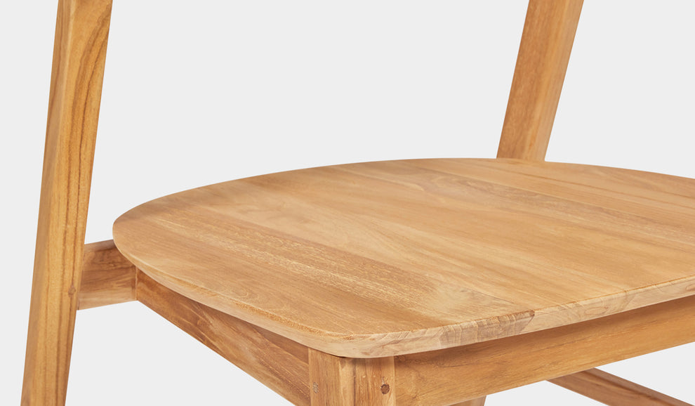 Rio Dining Chair Teak – Woodbury Furniture