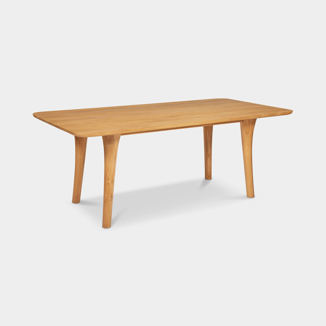 Rio Teak Indoor Dining Table 240cm – Woodbury Furniture