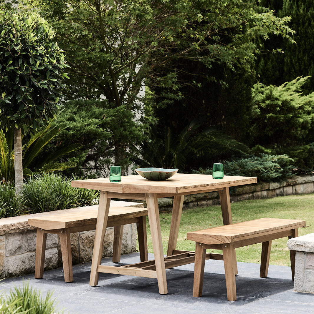 Outdoor Table & Bench Seats | Woodbury Furniture