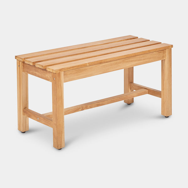 Teak Linden Bench 90cm – Woodbury Furniture