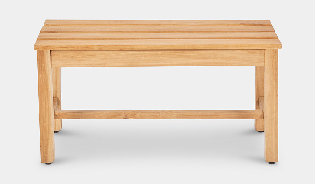 Teak Linden Bench 90cm – Woodbury Furniture